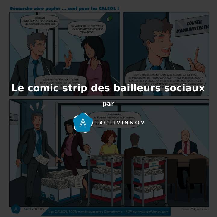 Le comic strip des bailleurs sociaux - Activinnov